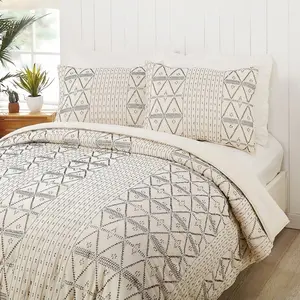 MOMENI Geo Tick Cotton Sham, King