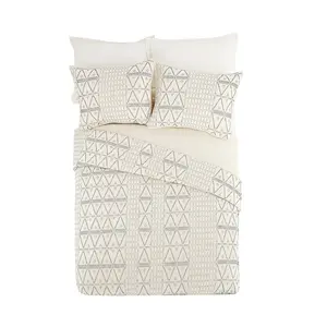 MOMENI Geo Tick Cotton Sham, King