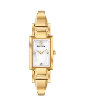 Bulova Classic 18mm Watch - White/gold