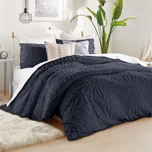 PERI HOME Chenille Medallion Comforter Set, Full/queen - Indigo
