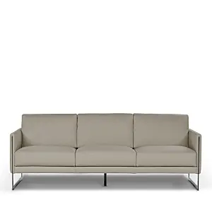 GIUSEPPE NICOLETTI Coco 81 Leather 3 Seat Sofa - Bull 357 Havana/titanium