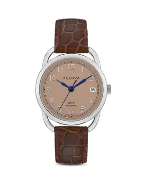 Bulova Joseph Watch, 34mm - Brown