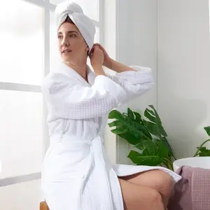 UCHINO Waffle Twist Bath Robe