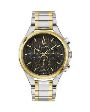 Bulova Curv Chronograph 43.5mm - Black/two-tone