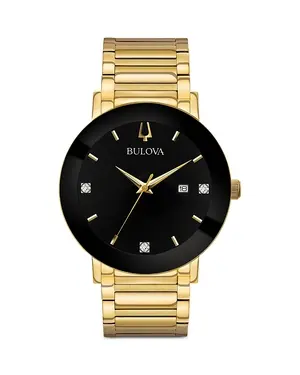 Bulova Futuro Watch 42mm - Black/gold