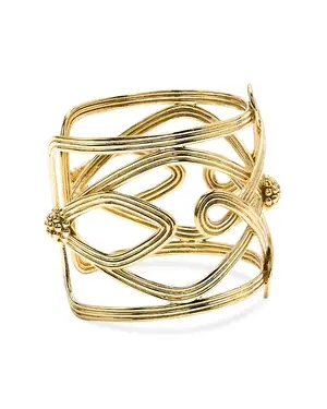 CAPUCINE DE WULF Monique Compass Cuff Bracelet - Gold