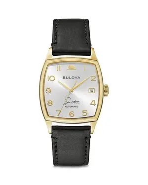 Bulova Bulova Frank Sinatra Young At Heart Strap Watch, 33mm Silver