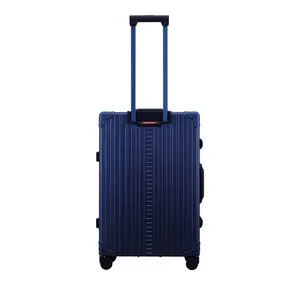 ALEON Traveler 26" Aluminum Spinner Suitcase - Blue