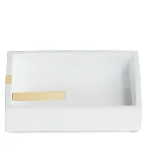 ROSELLI Houston Street /brass Soap Dish - White