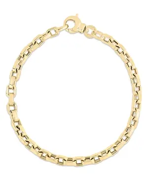 Roberto Coin 18k Yellow Box Link Chain Bracelet - Gold