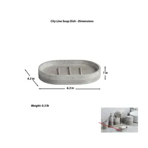 ROSELLI City Line Soap Dish