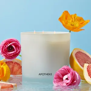 APOTHEKE Sea Salt Grapefruit Scented 3-wick Candle, 26 Oz