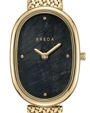 BREDA Jane Tethered Watch, 12mm X 23mm - Gold Midnight