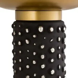 TOV FURNITURE Blaze Glass/brass Side Table