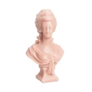 TRUDON Bust Marie Antoinette Decorative Candle Pink