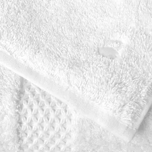 YVES DELORME Etoile Washcloth - Blanc