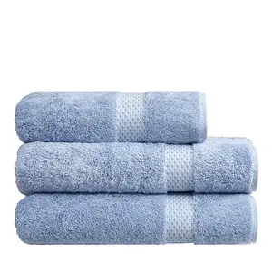 YVES DELORME Etoile Bath Towel Azur