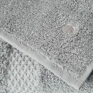YVES DELORME Etoile Bath Sheet - Platine