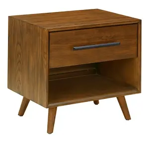 TOV FURNITURE Emery Pecan Nightstand - Walnut