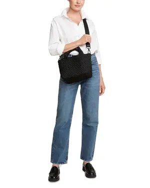 NAGHEDI St. Barths Small Woven Tote - Onyx