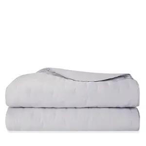 YVES DELORME Triomphe Coverlet, Queen - Silver