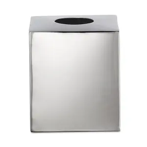 ROSELLI Modern Round Tissue Cover - Silver