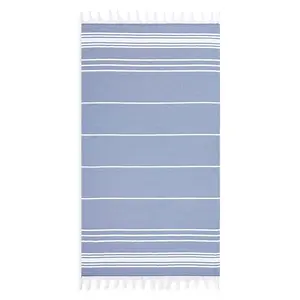 LAGUNA BEACH TEXTILE COMPANY Laguna Beach Turkish Beach Towel Azul