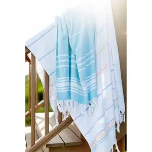 LAGUNA BEACH TEXTILE COMPANY Laguna Beach Turkish Beach Towel - Rainbow