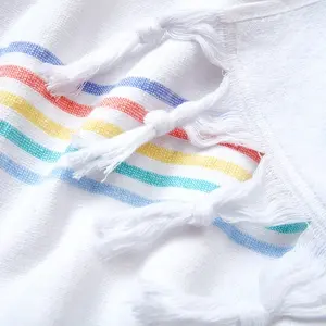 LAGUNA BEACH TEXTILE COMPANY Laguna Beach Turkish Beach Towel - Rainbow