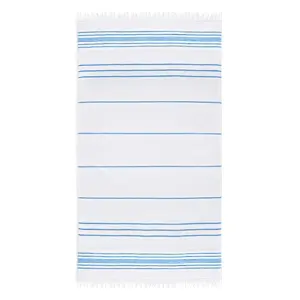 LAGUNA BEACH TEXTILE COMPANY Laguna Beach Turkish Beach Towel Sky Blue