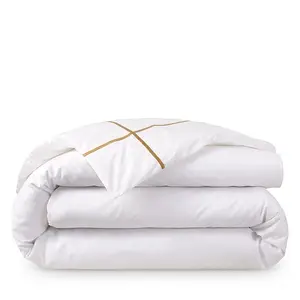 YVES DELORME Athena Duvet Cover, Full/queen Bronze