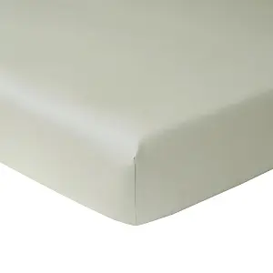 YVES DELORME Triomphe Fitted Sheet, King Sauge