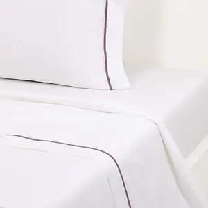 YVES DELORME Athena Flat Sheet, King Iris