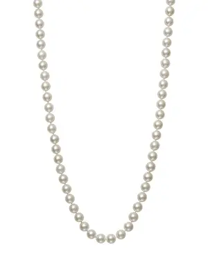 BLOOMINGDALE'S Cultured Freshwater Pearl Necklace In 14K Yellow Gold