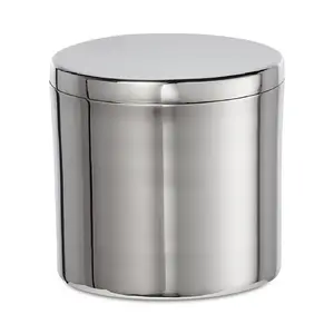 ROSELLI Modern Round Canister - Silver