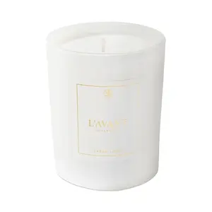 L'AVANT COLLECTIVE Candle, Fresh Linen 8 Oz - White