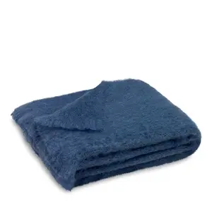 LANDS DOWNUNDER Mohair Throw Indigo