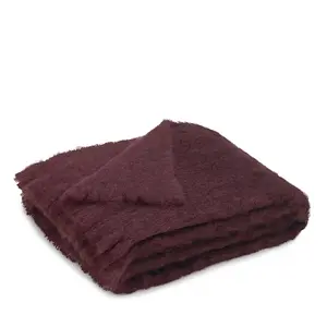 LANDS DOWNUNDER Mohair Throw Mulberry
