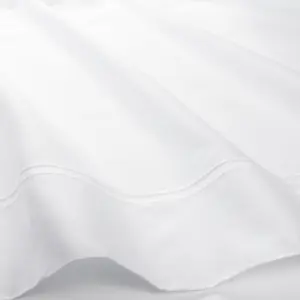 YVES DELORME Triomphe Flat Sheet, King - Blanc