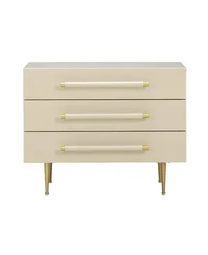 TOV FURNITURE Trident Nightstand - Taupe