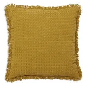 ROSELLI Agra Waffle Cotton Decorative Pillow - Olive
