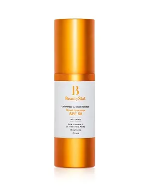 BEAUTYSTAT Universal C Skin Refiner Vitamin C Serum + Spf50 Mineral Sunscreen - No Color
