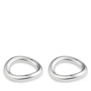 Christofle Vertigo Napkin Rings Set Of 4 - Silver