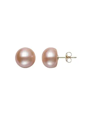 Bloomingdale'S Cultured Freshwater Pearl Stud Earrings - Pink