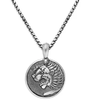 David Yurman Petrvs Lion Amulet - Silver