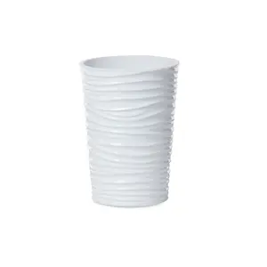 ROSELLI By The Sea Wastebasket - White