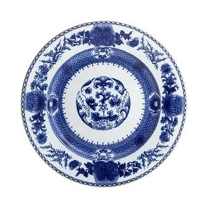 MOTTAHEDEH Imperial Blue Dessert Plate - No Color