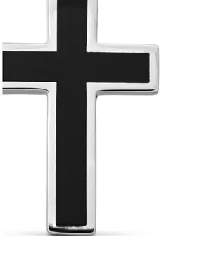 David Yurman Exotic Stone Cross With Black Onyx
