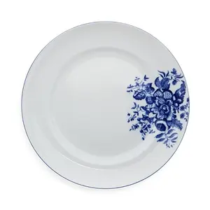 MOTTAHEDEH Emmeline Dinner Plate - Blue/wht