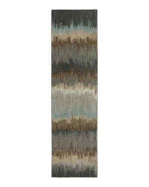 KARASTAN Euphoria Cashel Abyss Runner Rug, 2'4 X 7'10 - Blue